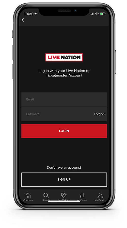 Live Nation - Mobile Tickets AM