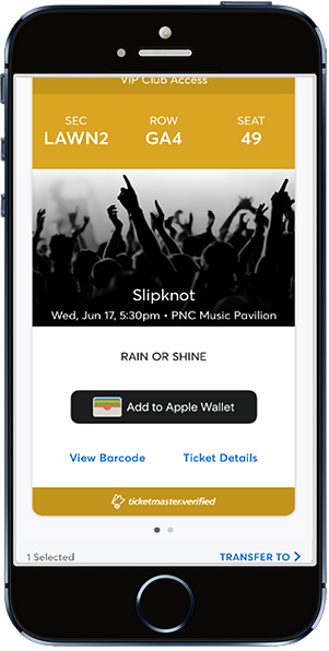 Live Nation - Mobile Tickets
